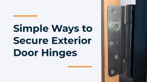 Simple Ways to Secure Exterior Door Hinges - DailyHomeSafety
